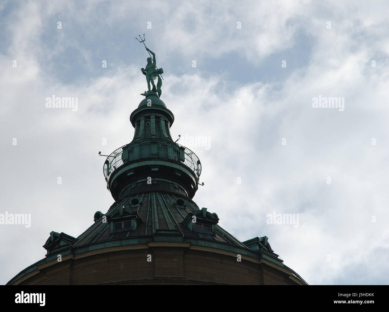 detail admission iron booth helmet water tower emblem trident construct ...