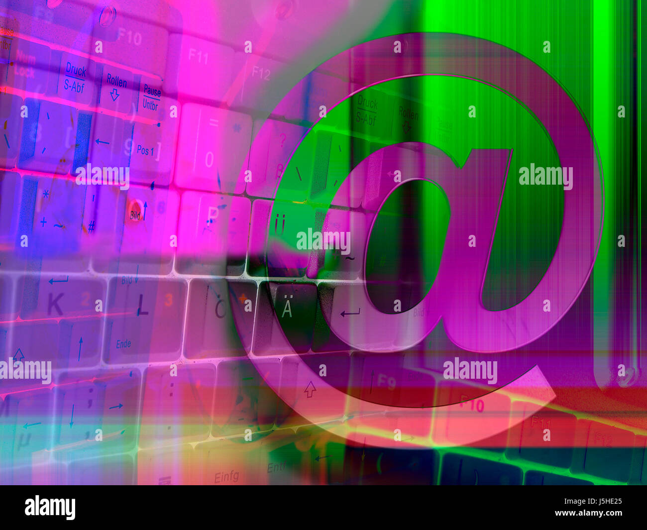 keyboard symbolic colour coloured communication hardware email input ...