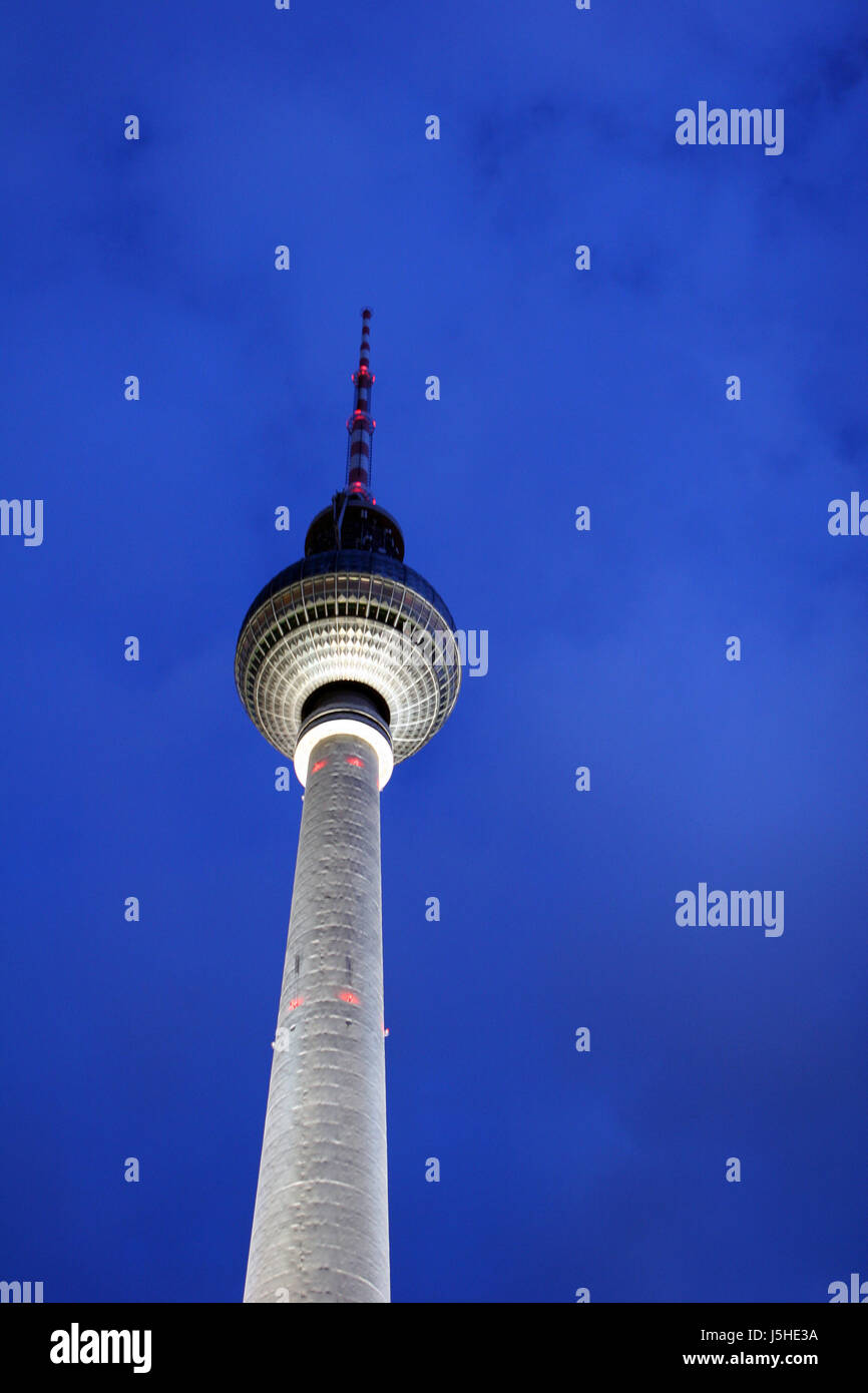 blue tower big large enormous extreme powerful imposing immense ...