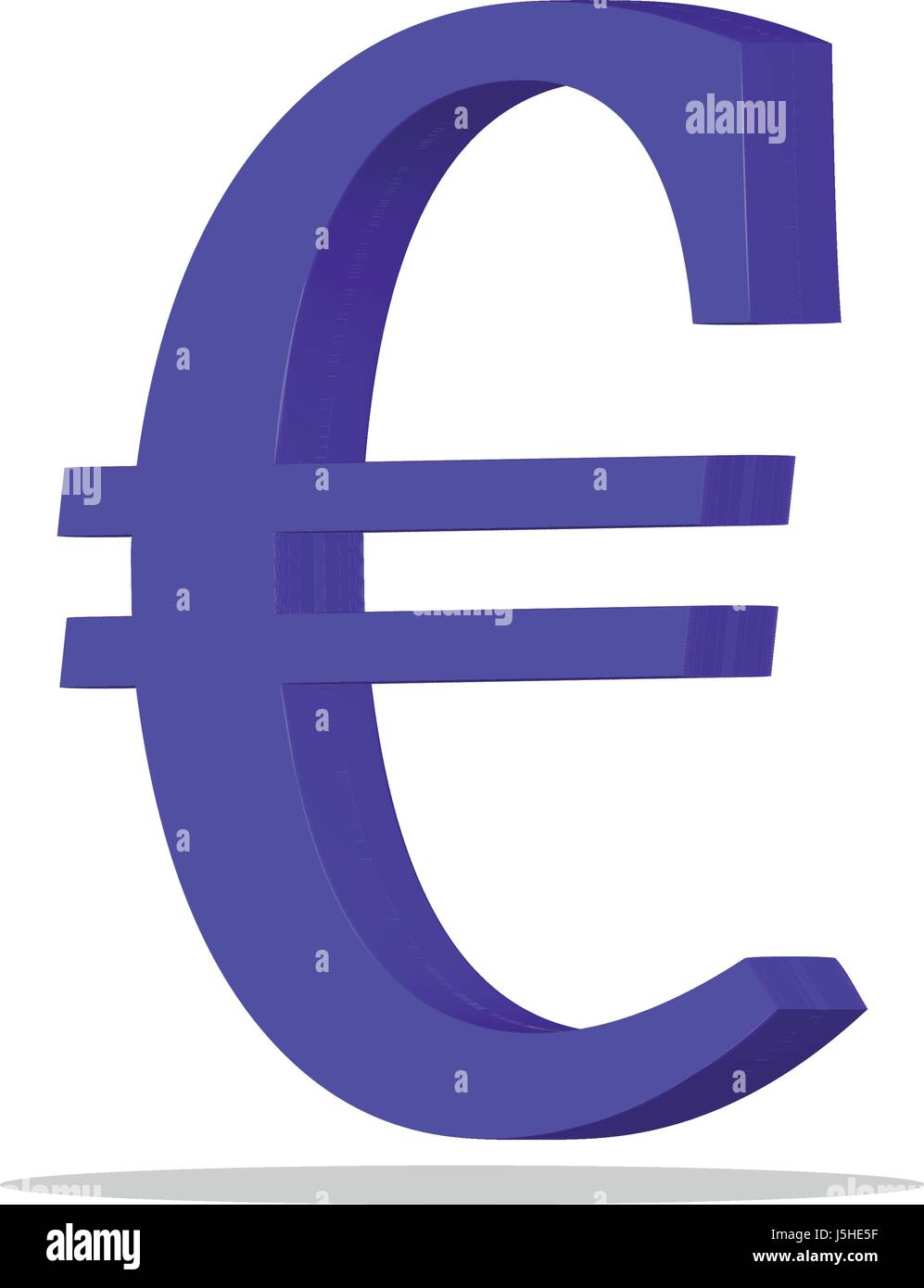 Symbol of the euro Stock Vector Image & Art - Alamy