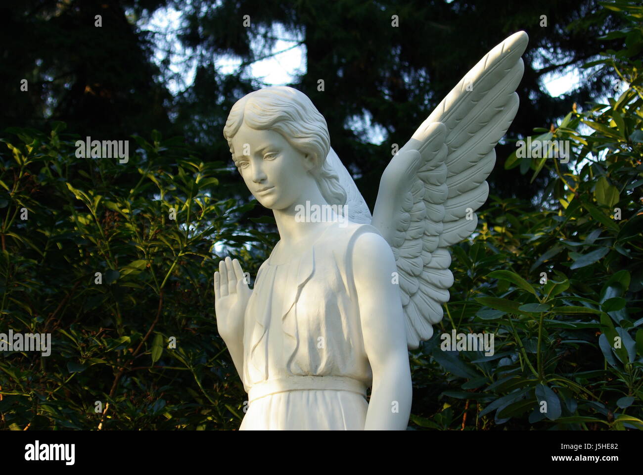 stone statue wing cemetery mourning sorrow angel angels sculptor ...