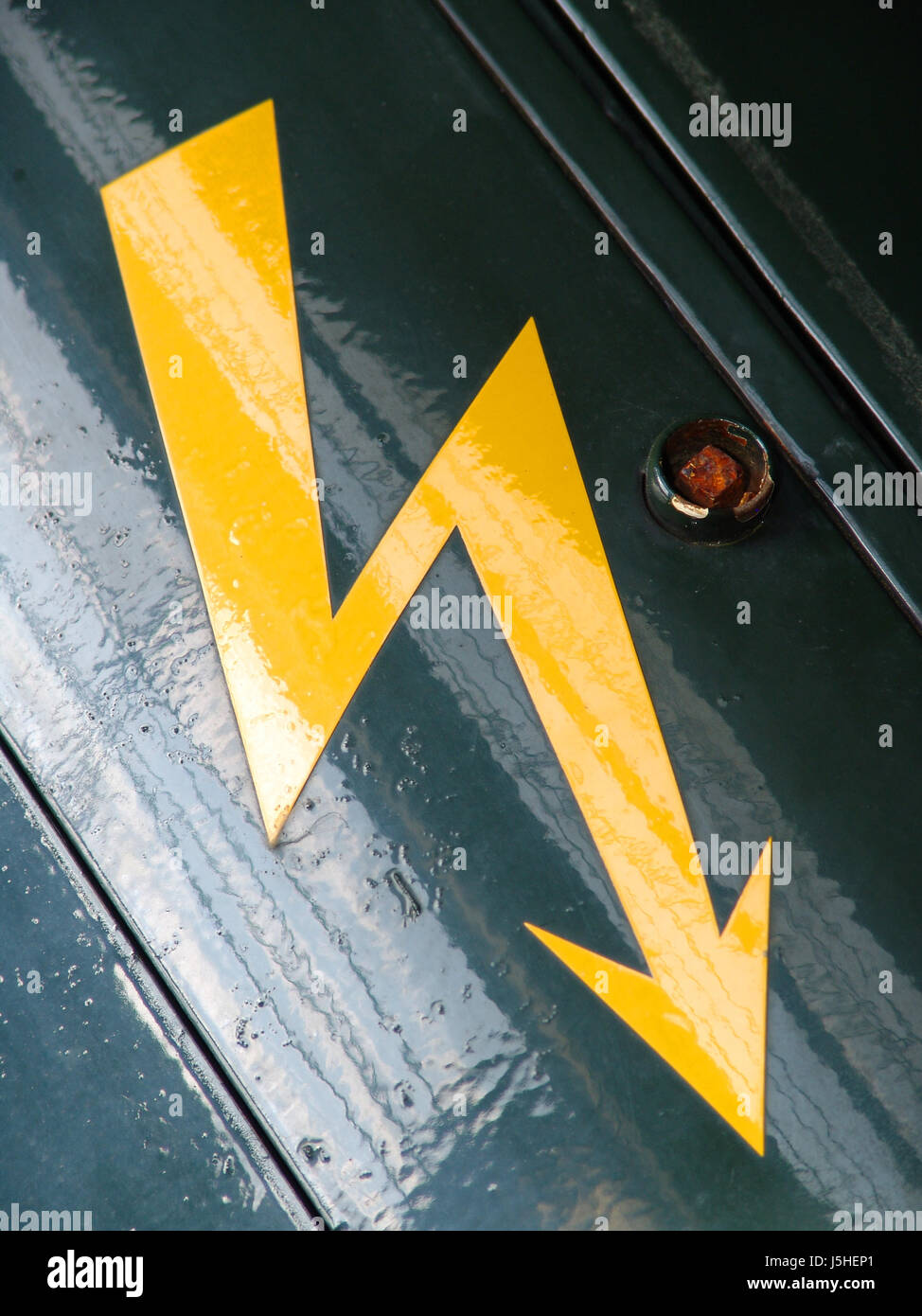 sign signal danger green energy power electricity electric power high ...