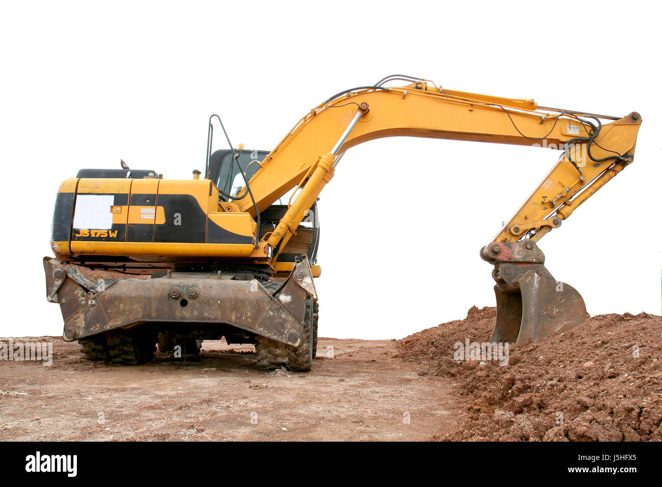 ground soil earth humus vehicle dirt dredger shovel trench construct ...
