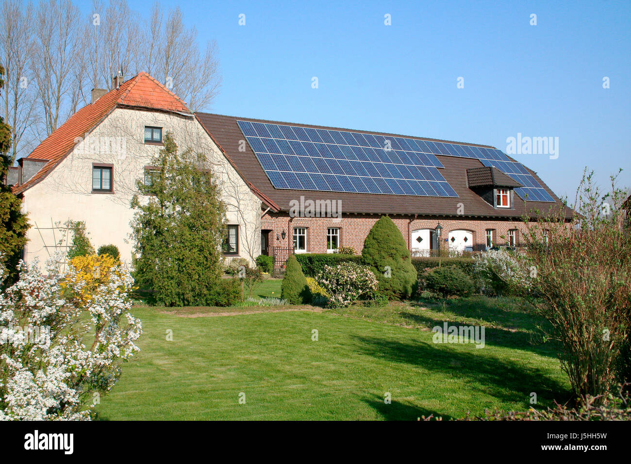 agriculture farming ecology farm light blue solar energy direct current ...