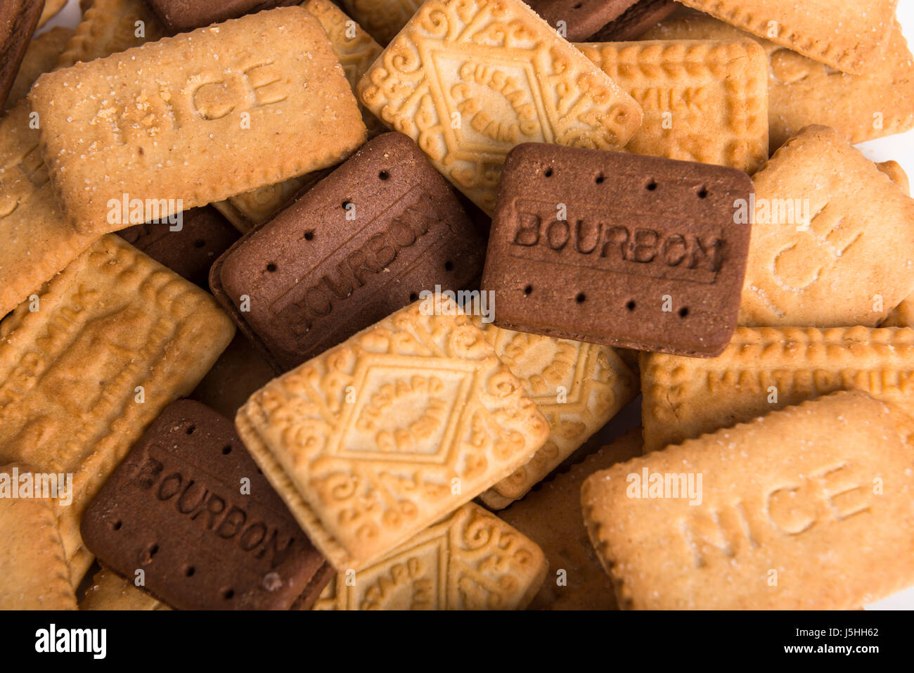 a selection of biscuits Stock Photo - Alamy