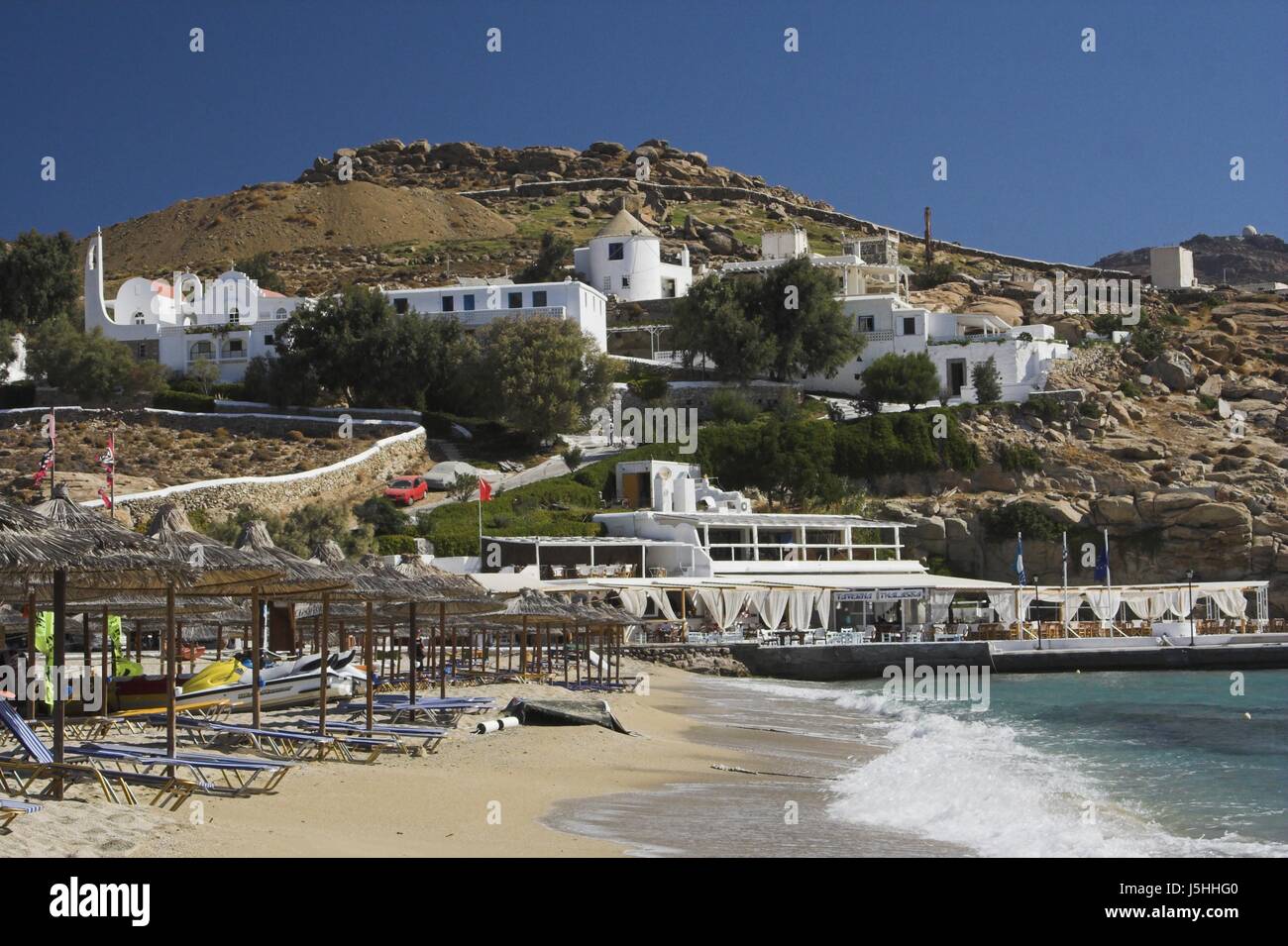Mykonos greece kalafatis beach hi-res stock photography and images - Alamy