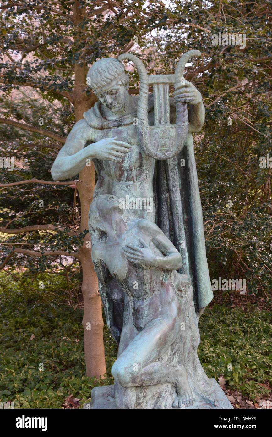 Planting Fields Statue Stock Photo - Alamy
