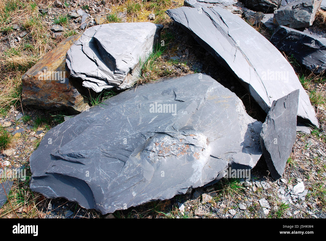 blue stone rock slate materials material nature stones stone rocks ...