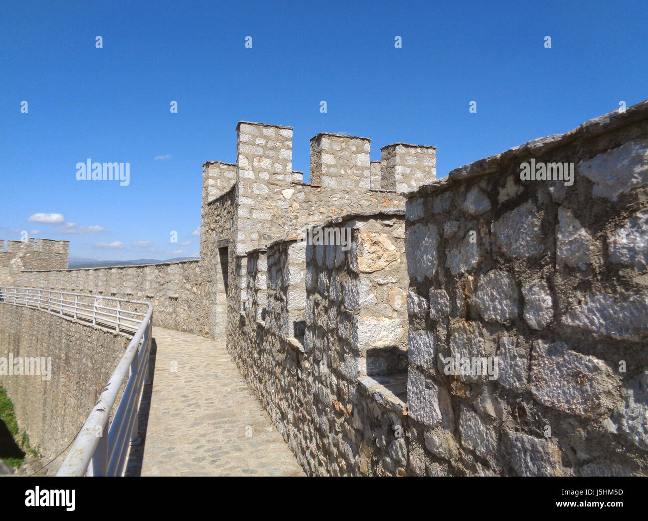 The fortress of Tsar Samuel the old town of Ohrid Republic of Macedonia ...
