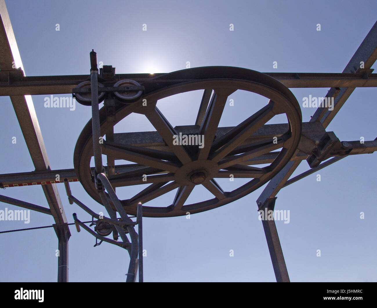 elevator lift summer summerly track ski runway chair lift ski-lift ...