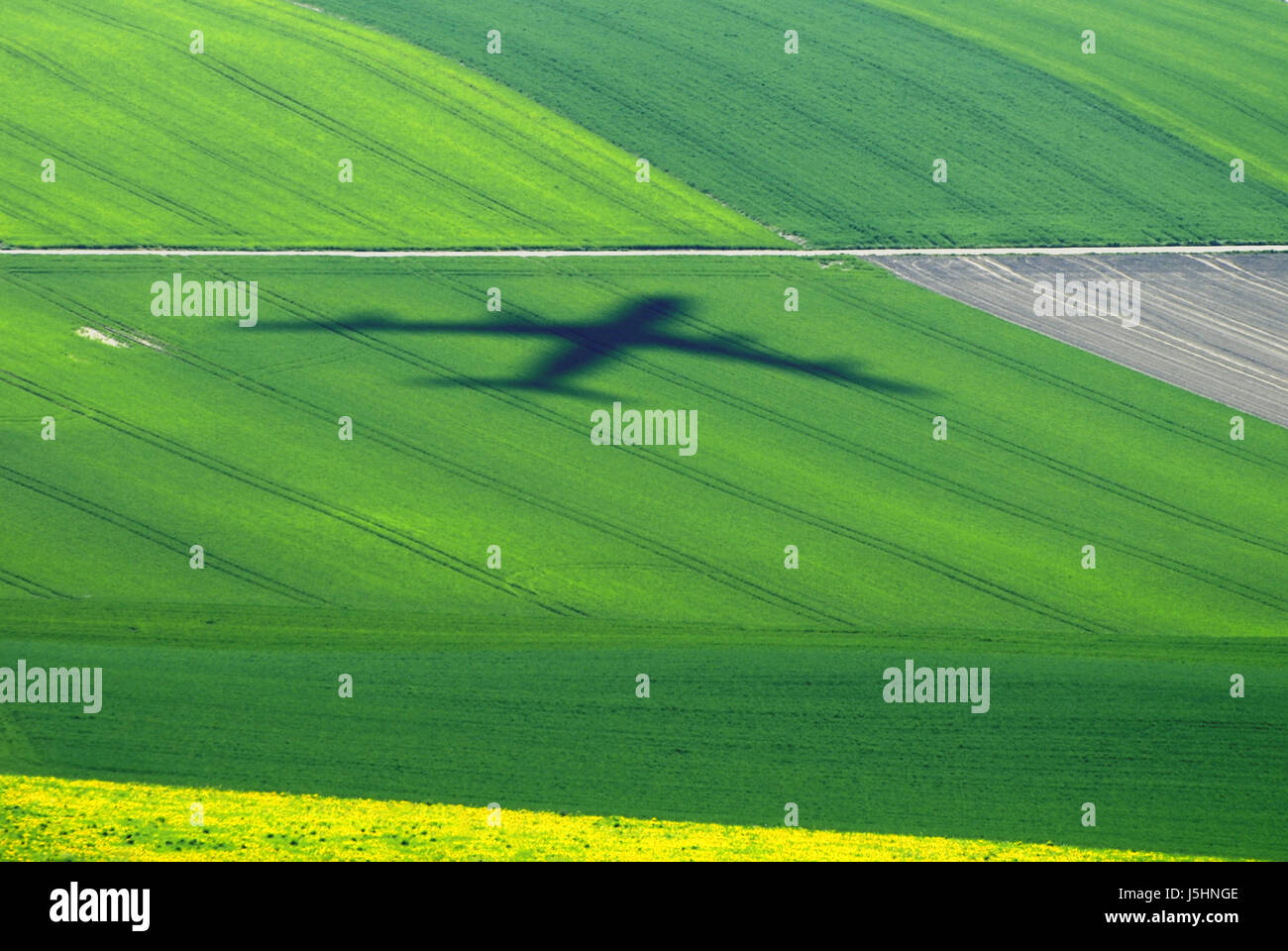 agriculture farming fields meadows acre land approach flight meadow ...