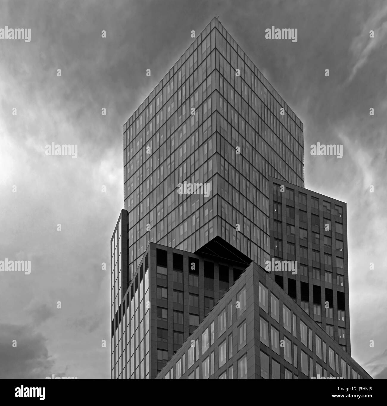 Skyscraper vienna Black and White Stock Photos & Images - Alamy