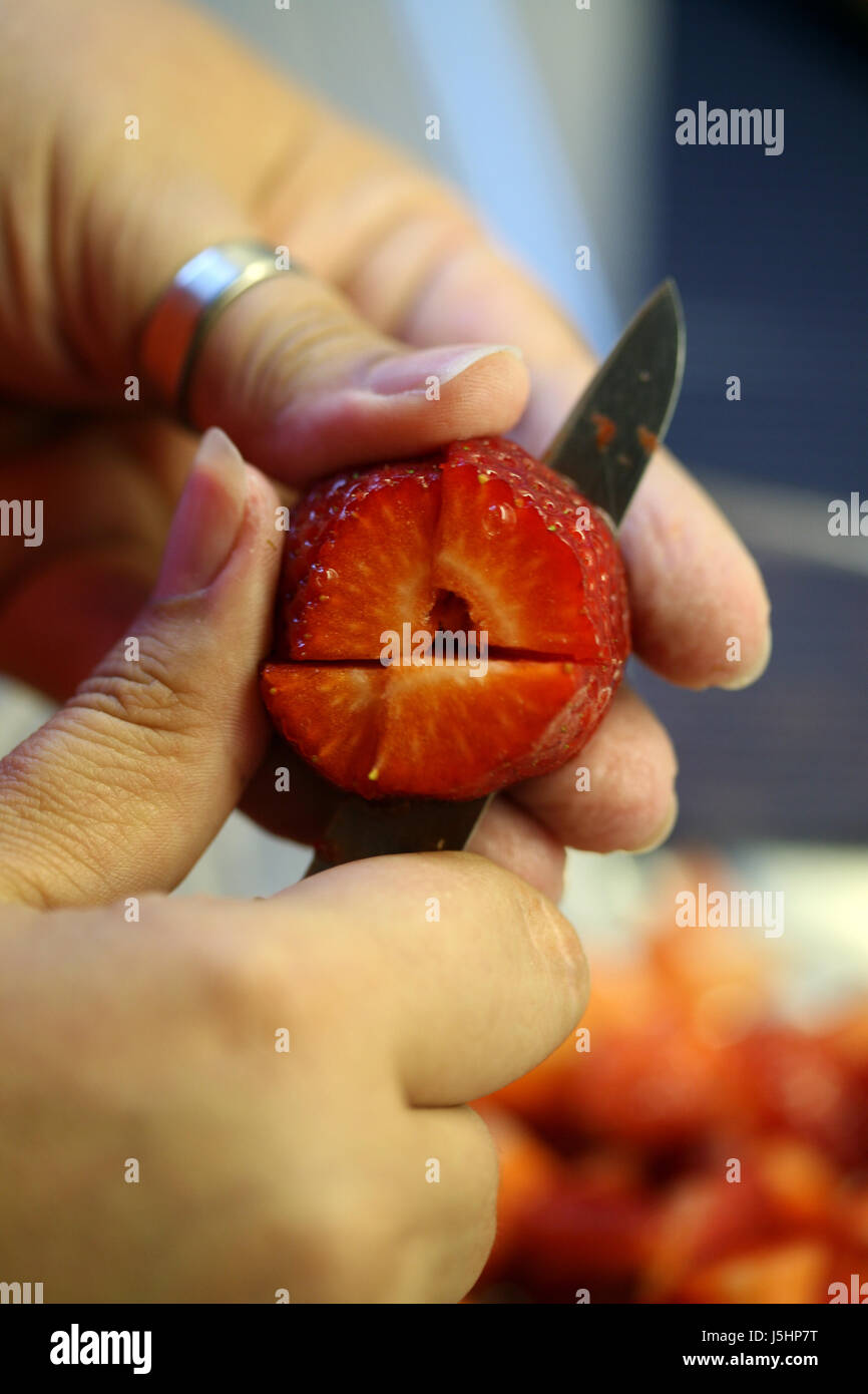 hand finger progenies fruits fruit boil cooks boiling cooking prepare ...
