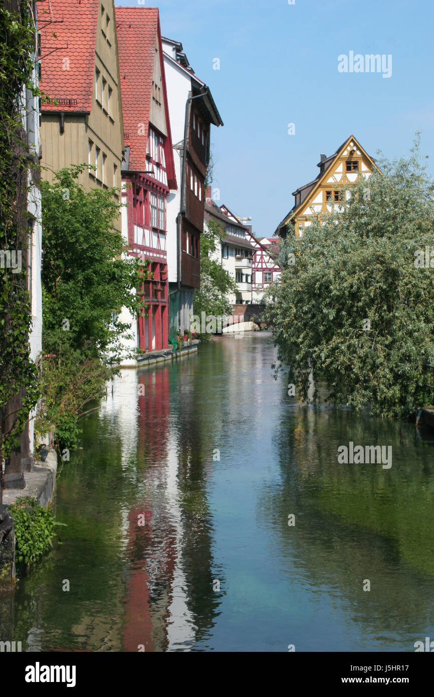 fishing district ulm 1 Stock Photo - Alamy