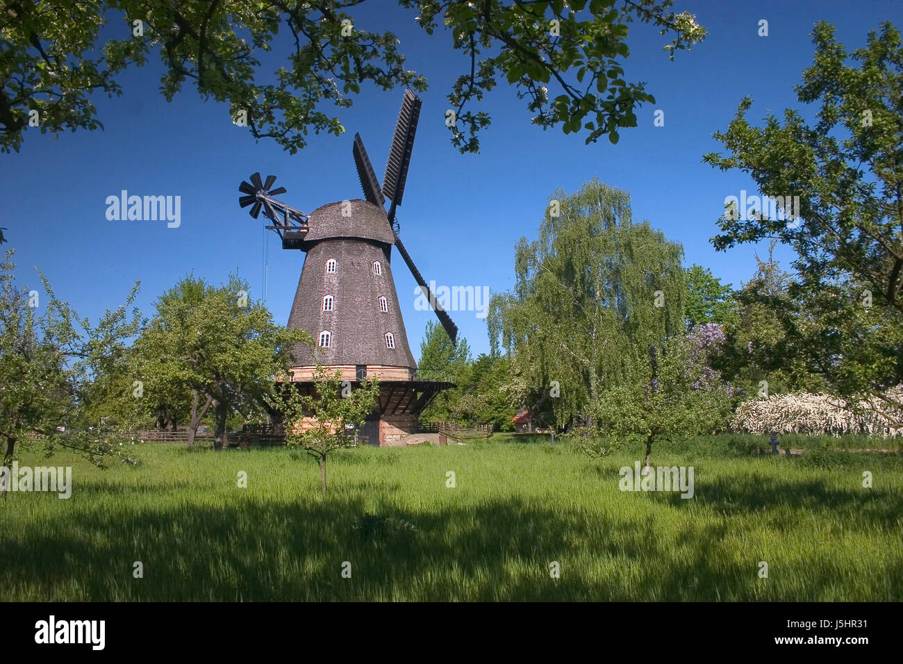 surrounded by a large orchard on the outskirts of the britz garden ...