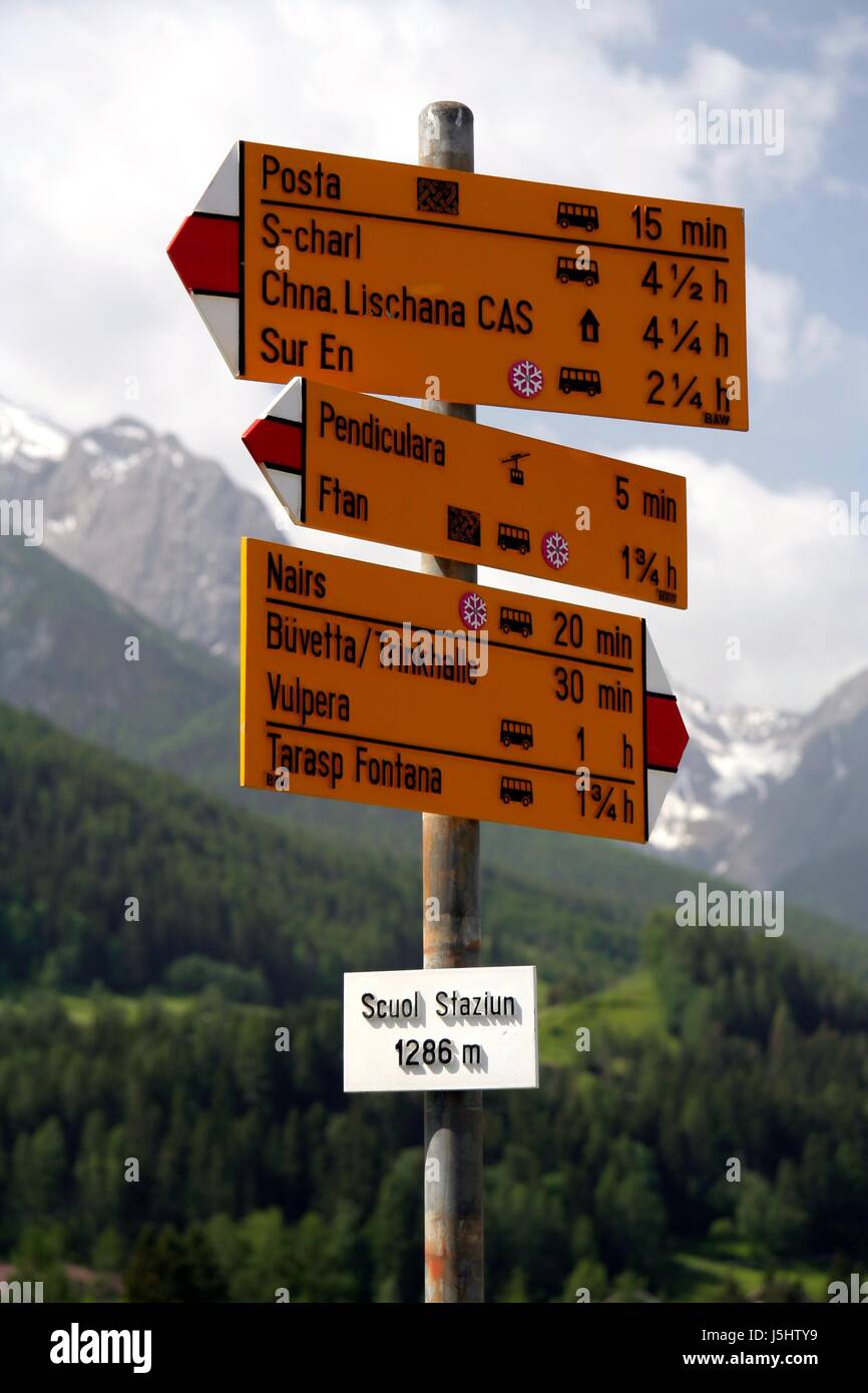sign signal station mountains holiday vacation holidays vacations green ...
