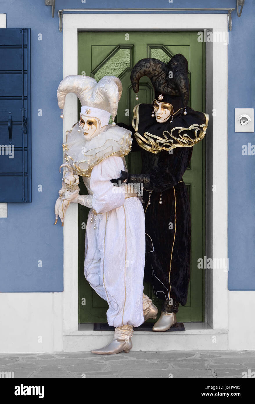 Harlequin costumes hi-res stock photography and images - Alamy