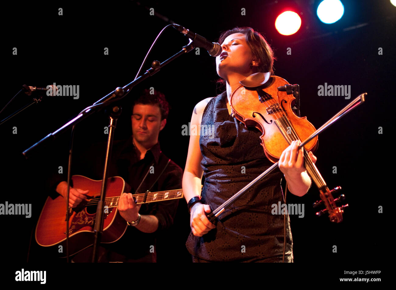 Folk musician blues musician Americana Roots musician Stock Photo - Alamy