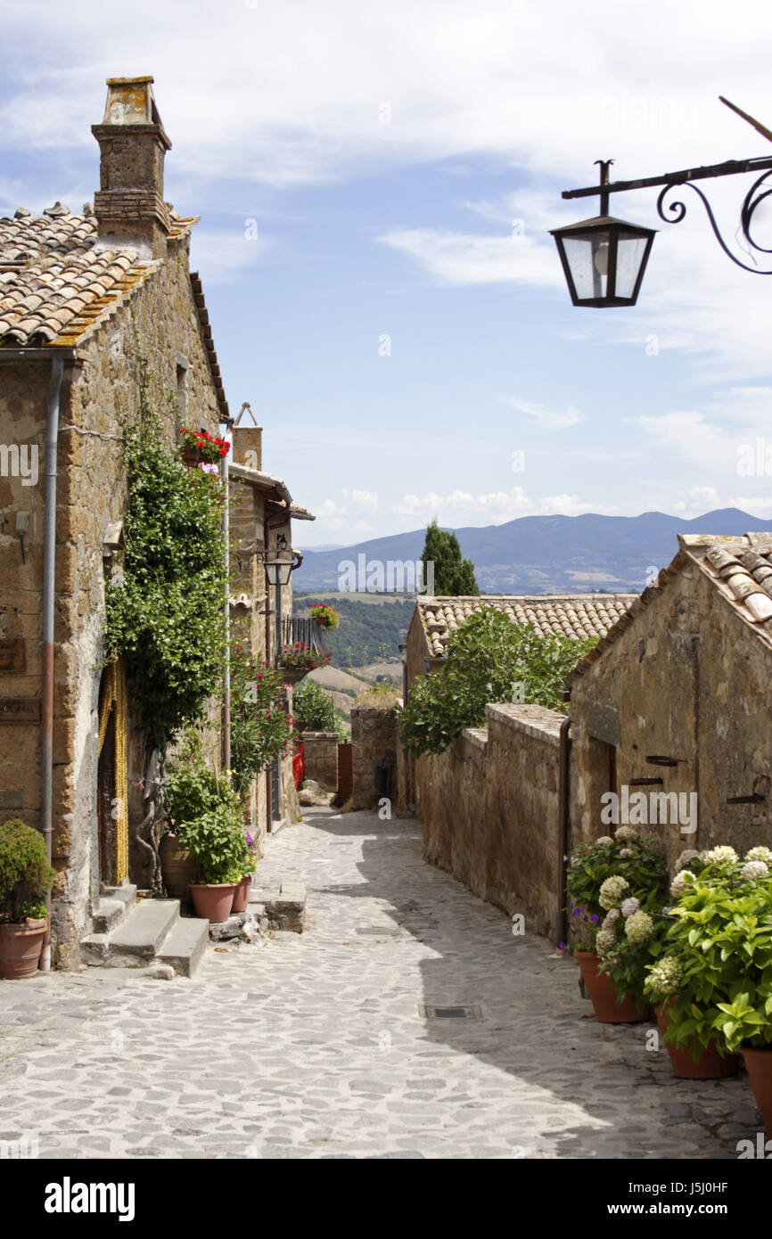 typical italian street scene Stock Photo - Alamy