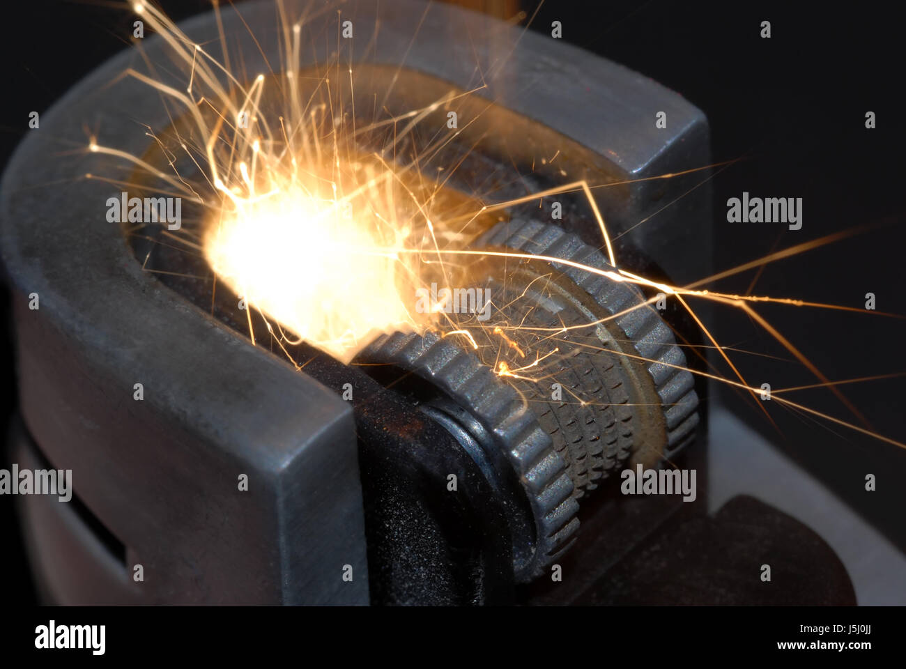 lighter with sparks Stock Photo - Alamy