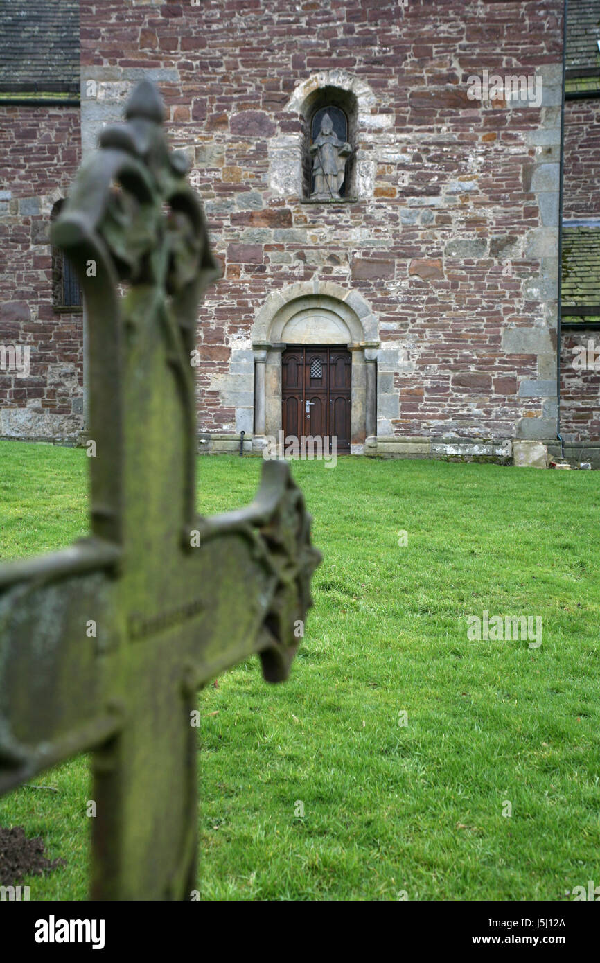 historical church remember cross cemetery germany german federal ...