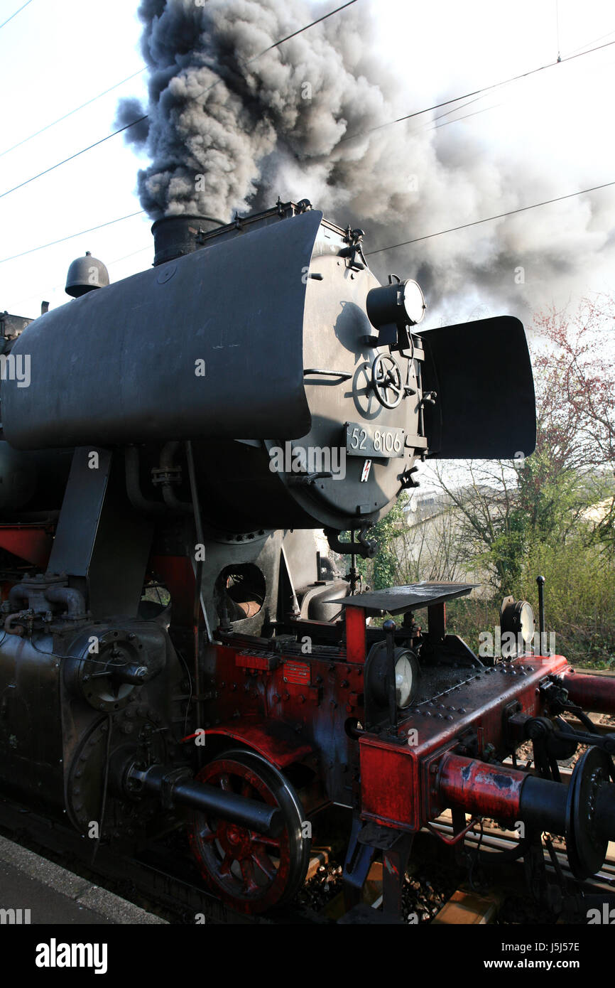 smoke smoking smokes fume railway locomotive train engine rolling stock ...