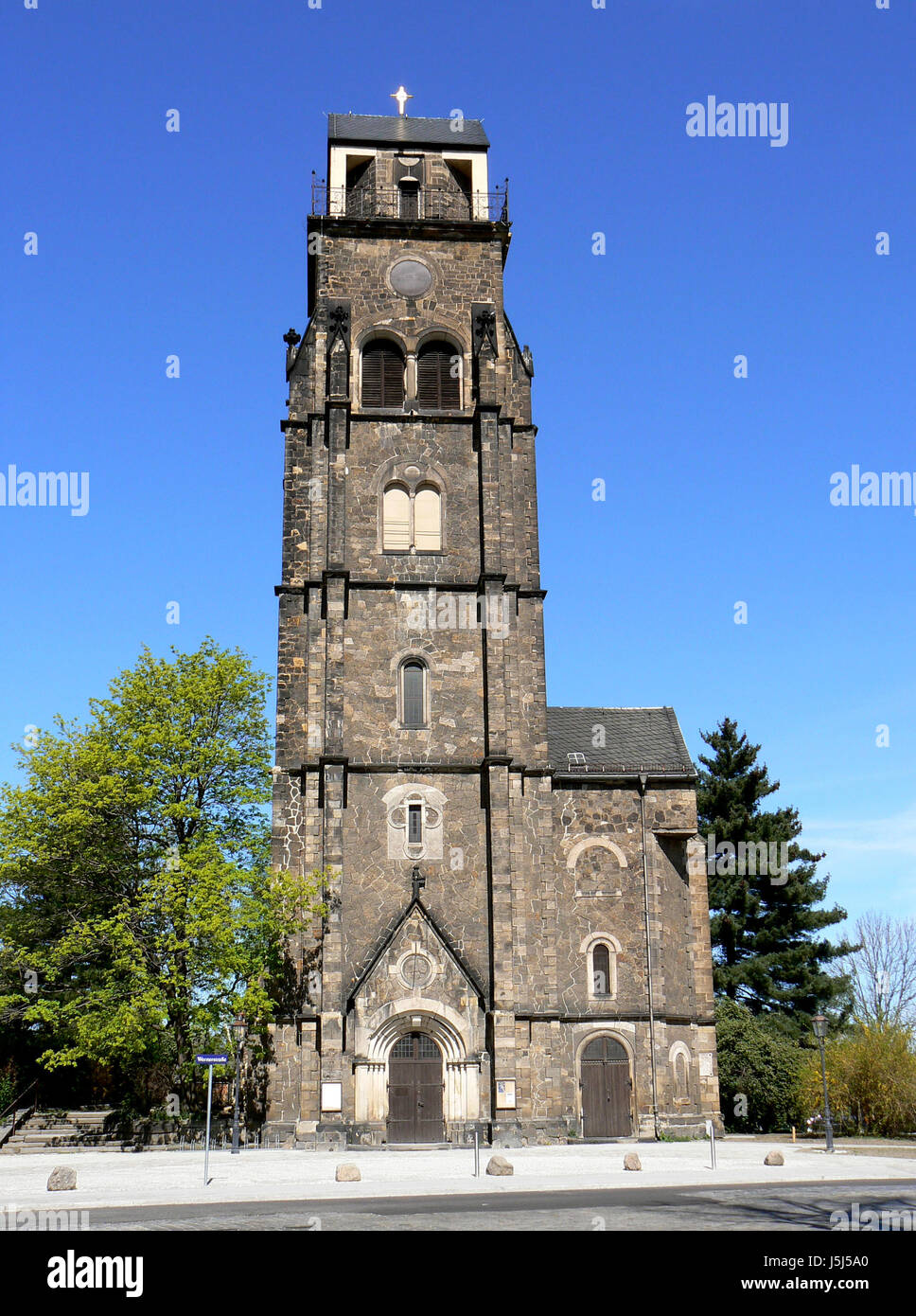 blue tower historical big large enormous extreme powerful imposing ...