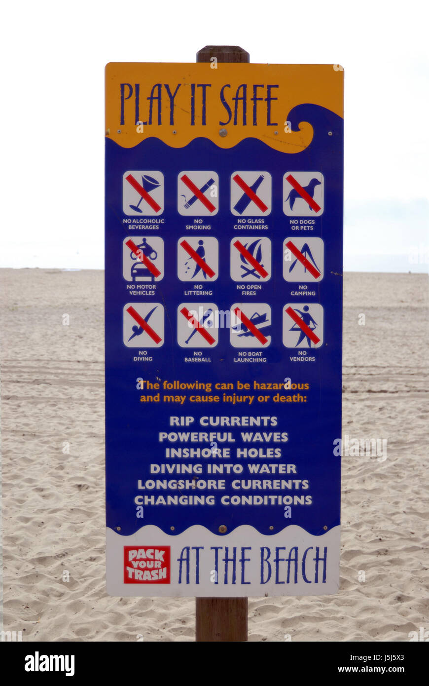 sign signal danger beach seaside the beach seashore coast hint bans ban ... sign signal danger beach seaside the beach seashore coast hint bans ban ...