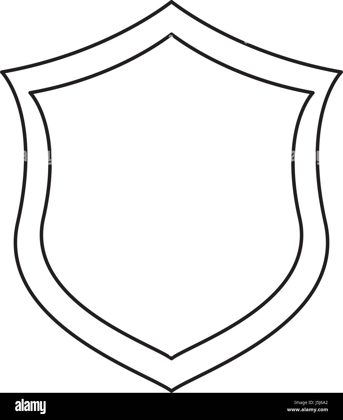 Shield security emblem Stock Vector Image & Art - Alamy