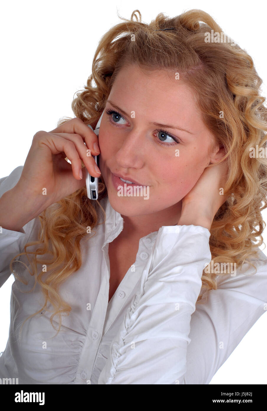 phonecall young woman Stock Photo - Alamy