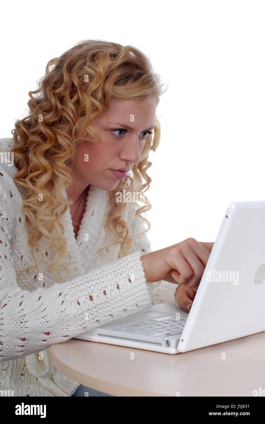 woman profile laptop notebook computers computer paper academic work ...