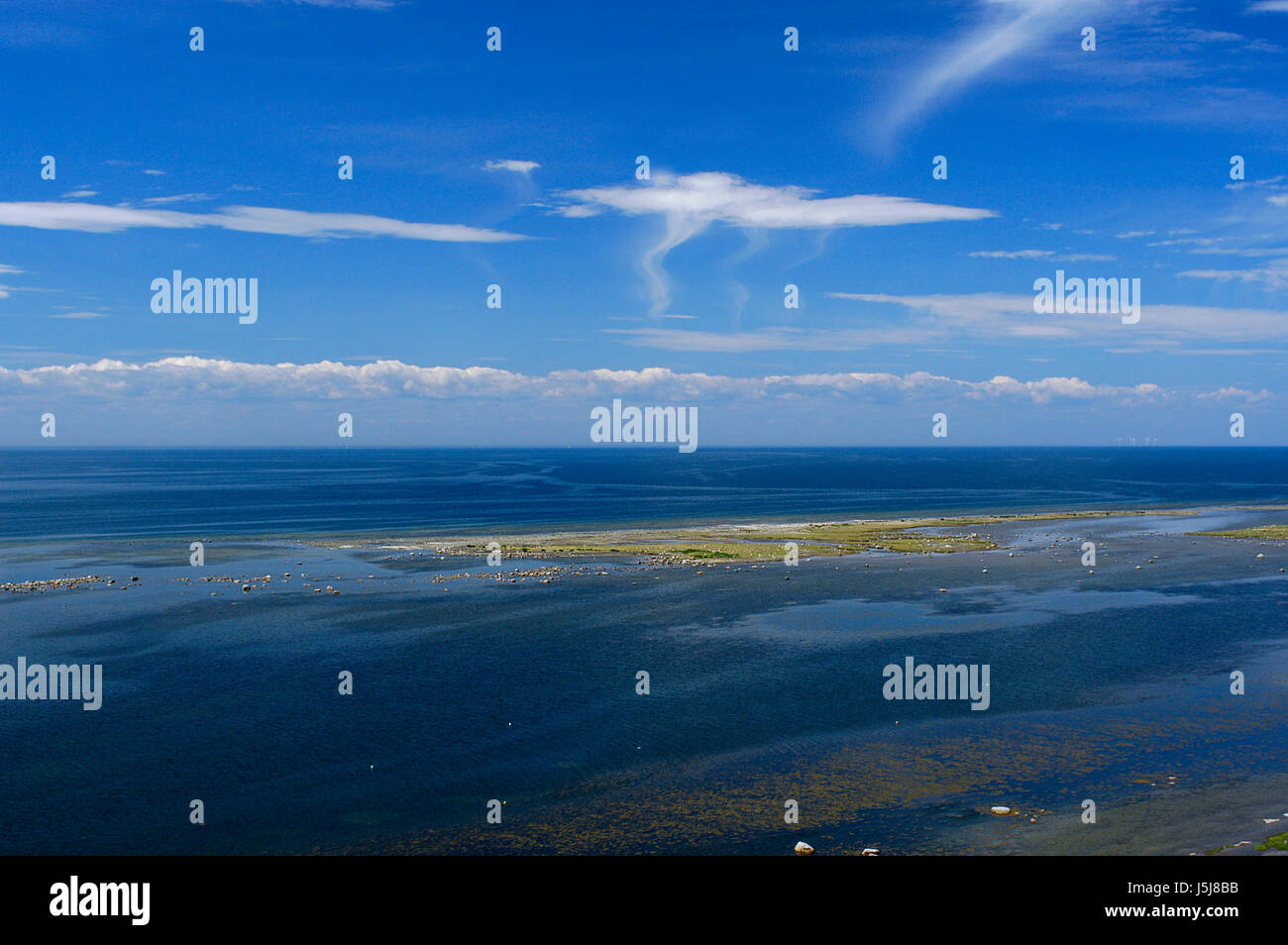 blue sweden nature-sanctuary picturesque reservation firmament sky salt ...