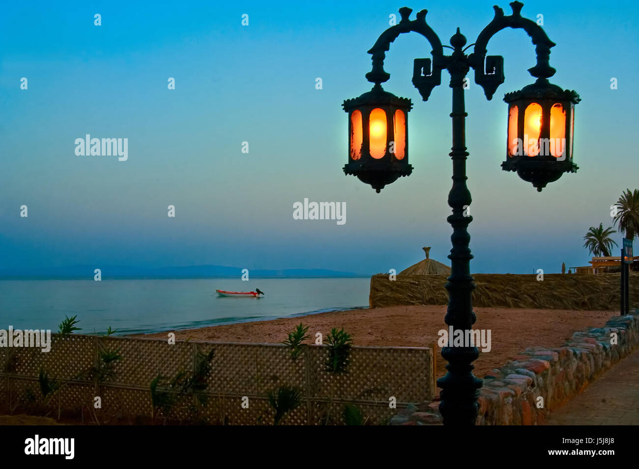 beach seaside the beach seashore egypt dusk sands sand rowing boat ...