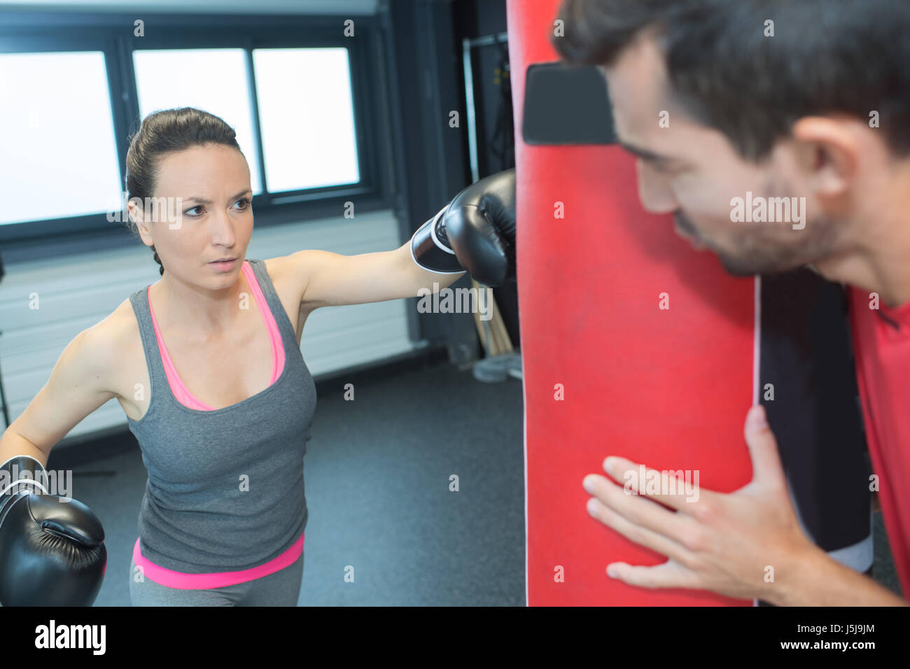 a boxing class Stock Photo - Alamy