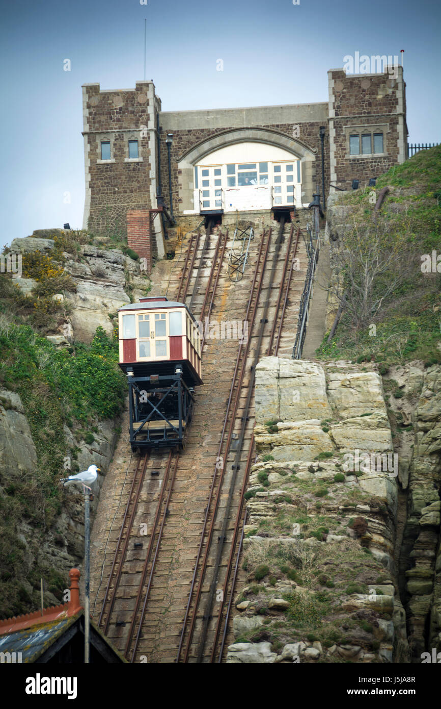 Hastings funicular railway Stock Photo - Alamy