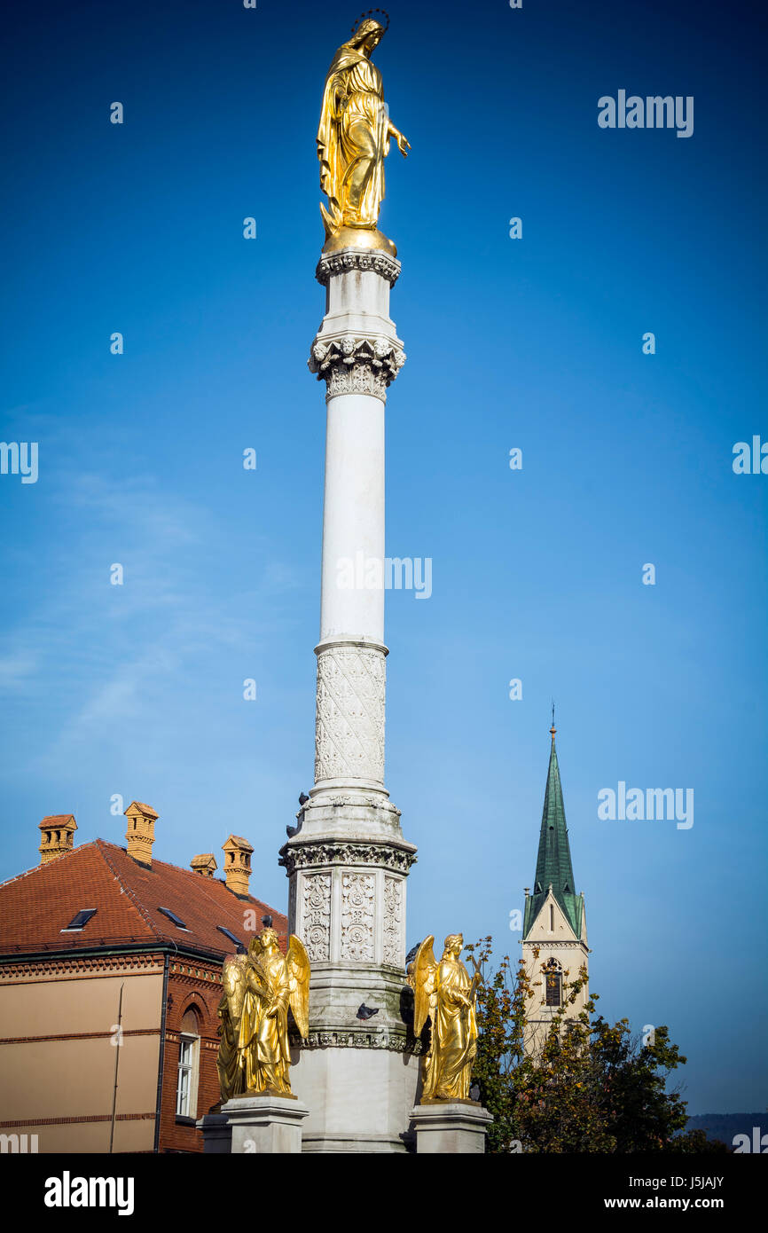 Zagreb cathedral clock tower hi-res stock photography and images - Alamy