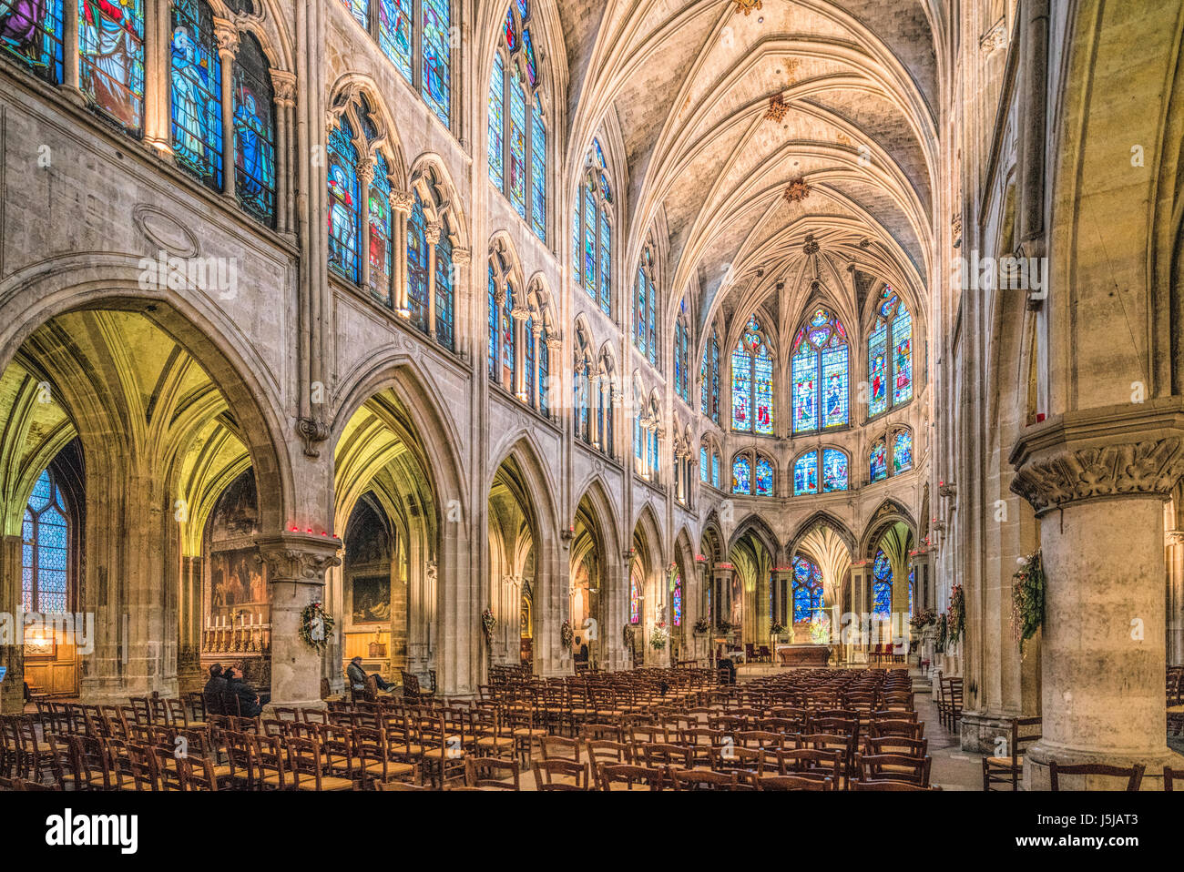 Église Saint-Séverin, Paris, France Stock Photo - Alamy