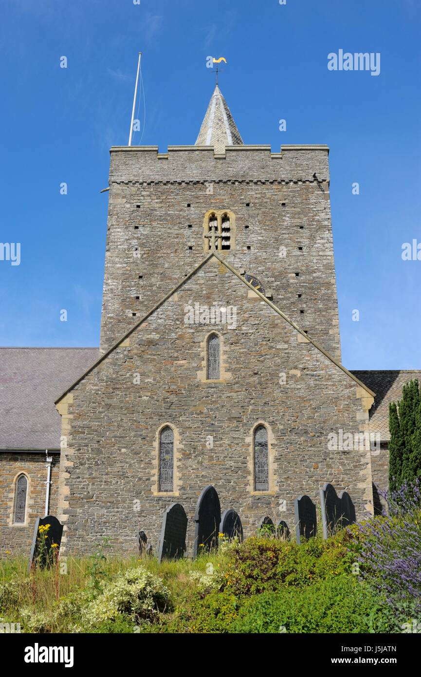 Llanbadarn church hi-res stock photography and images - Alamy