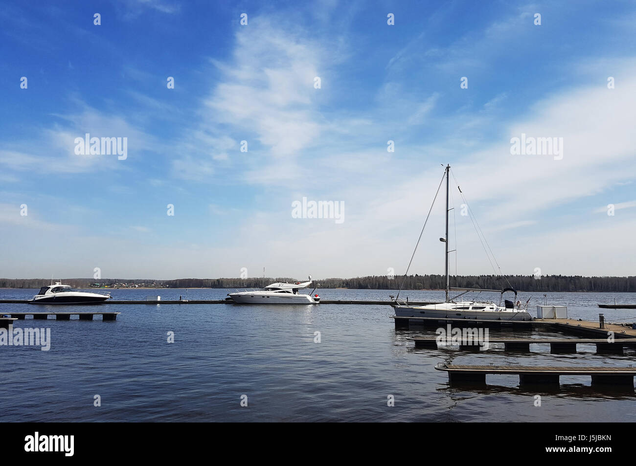 Photo of berth with ships Stock Photo - Alamy
