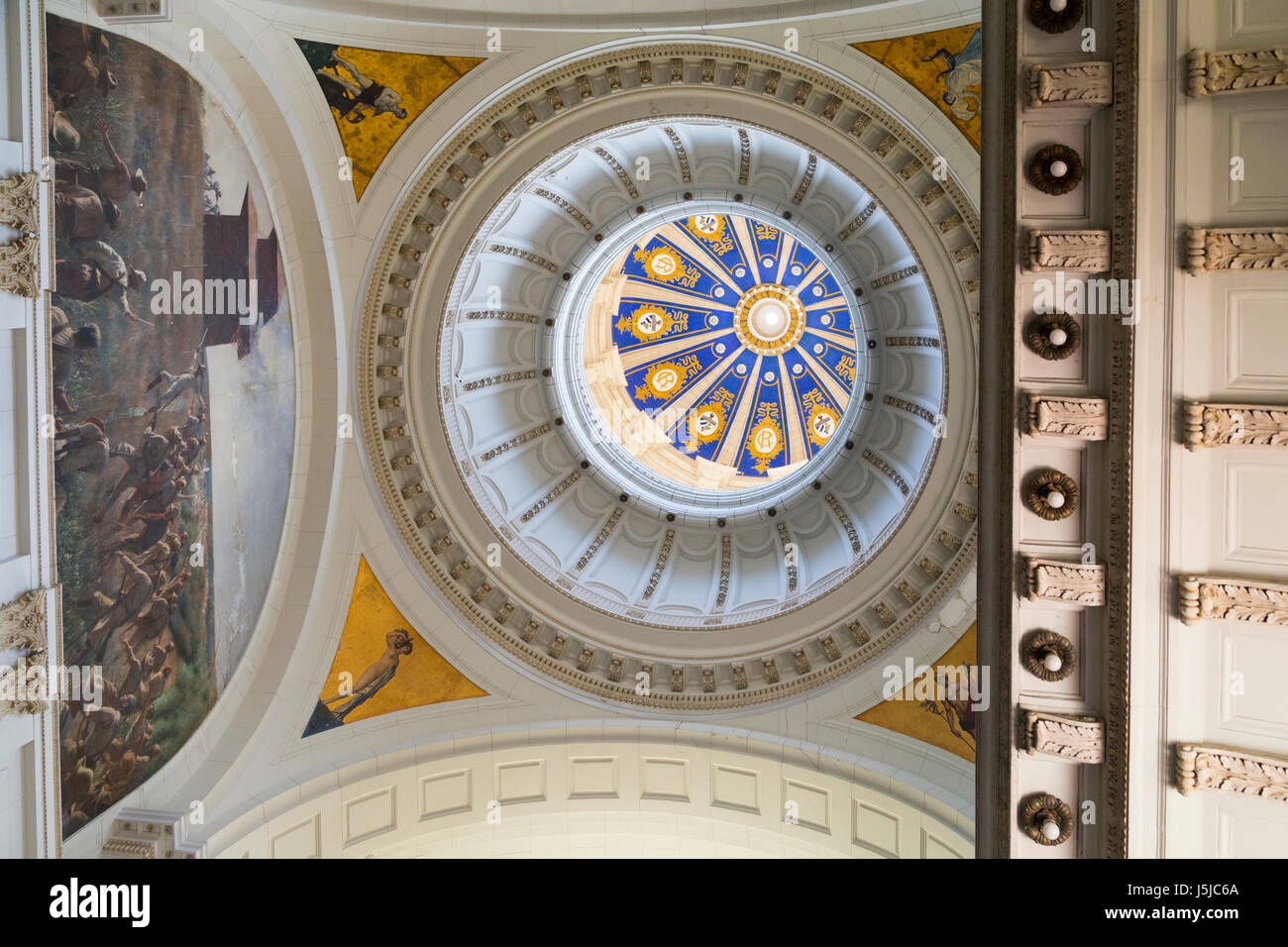 Ornate ceiling inside the Museum of the Revolution, Havana, Cuba Stock ...