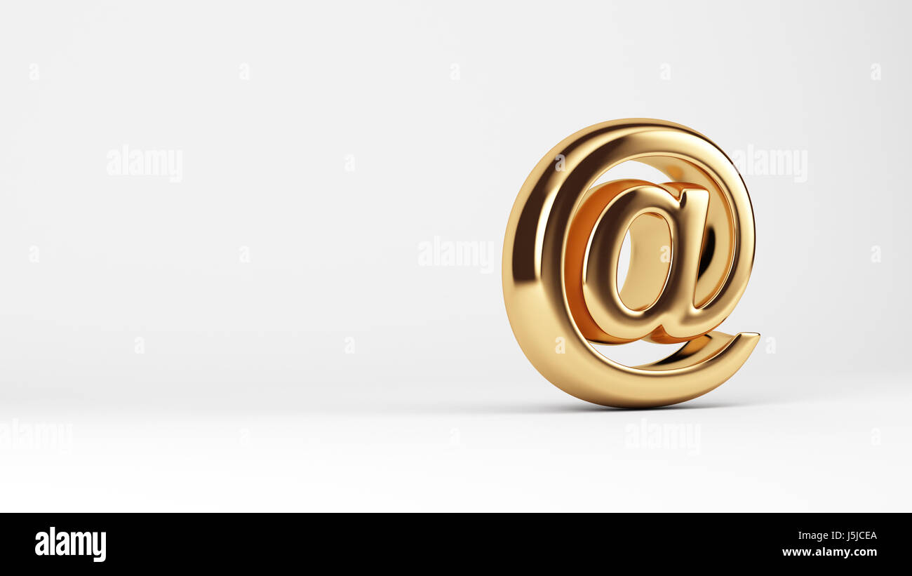 Gold At isolated on white background Stock Photo - Alamy