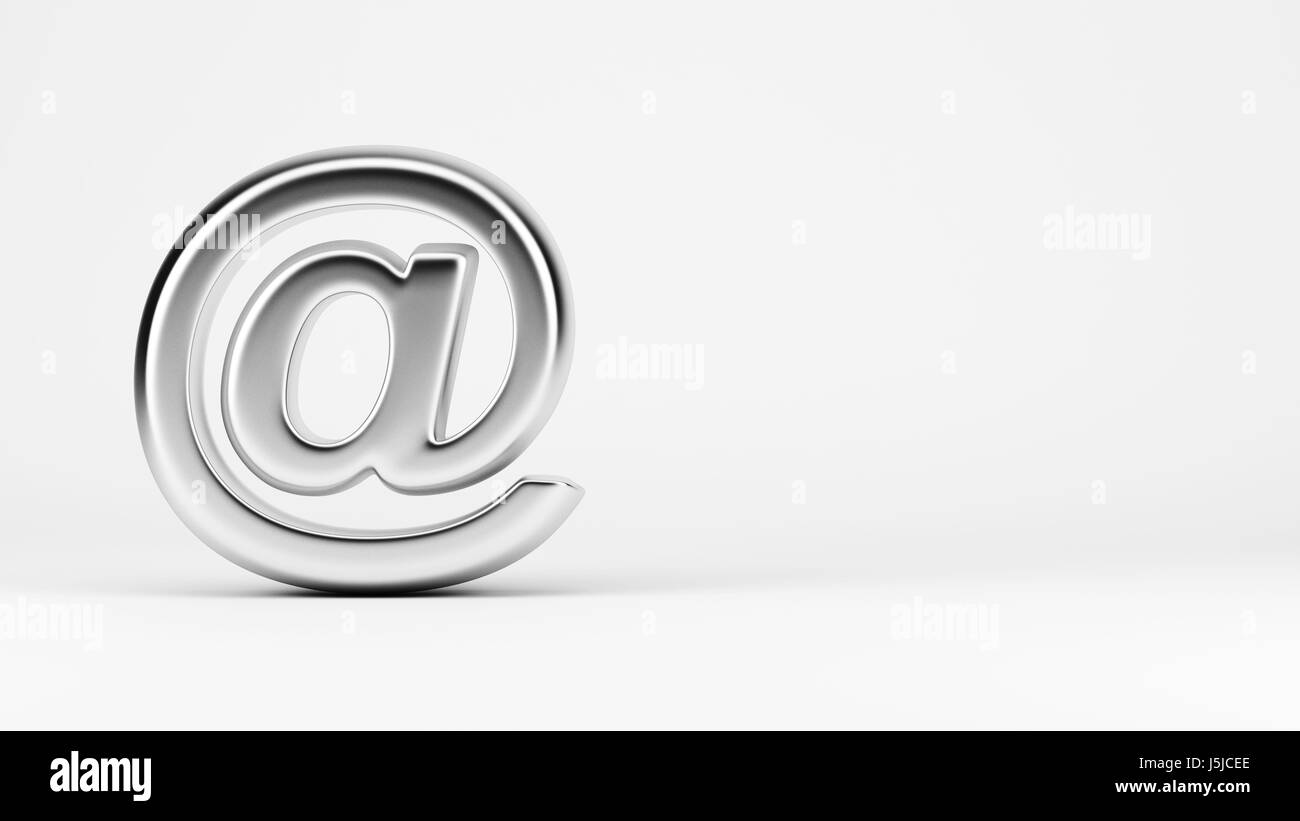 Chrome At isolated on white background Stock Photo - Alamy