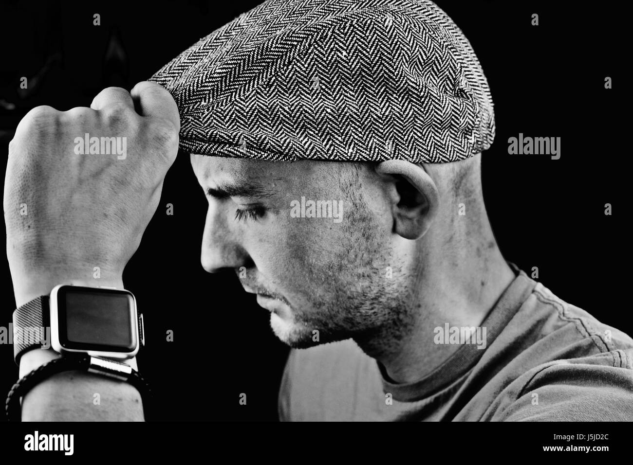 Grey cap hi-res stock photography and images - Alamy