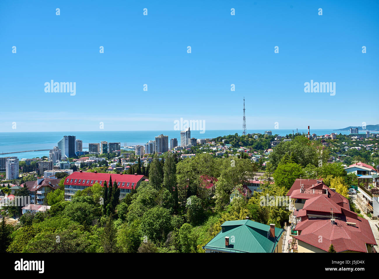 Aerial view of Sochi. Russia Stock Photo - Alamy
