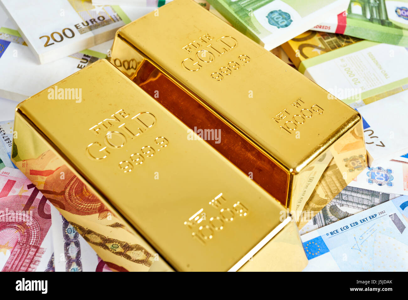 gold bar concept. Finance background with money. Euro Money. euro cash ...