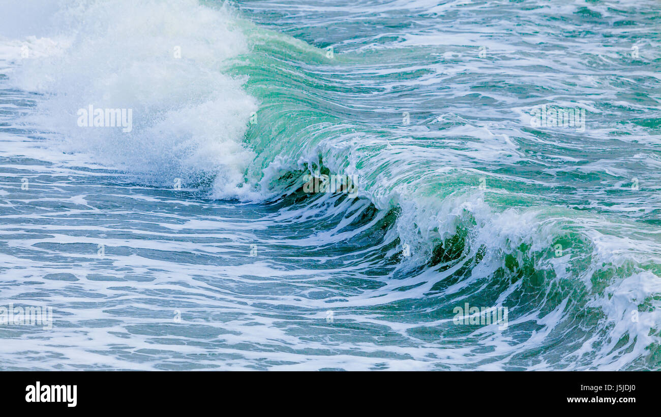 Beautiful sea wave. ocean water background Stock Photo - Alamy