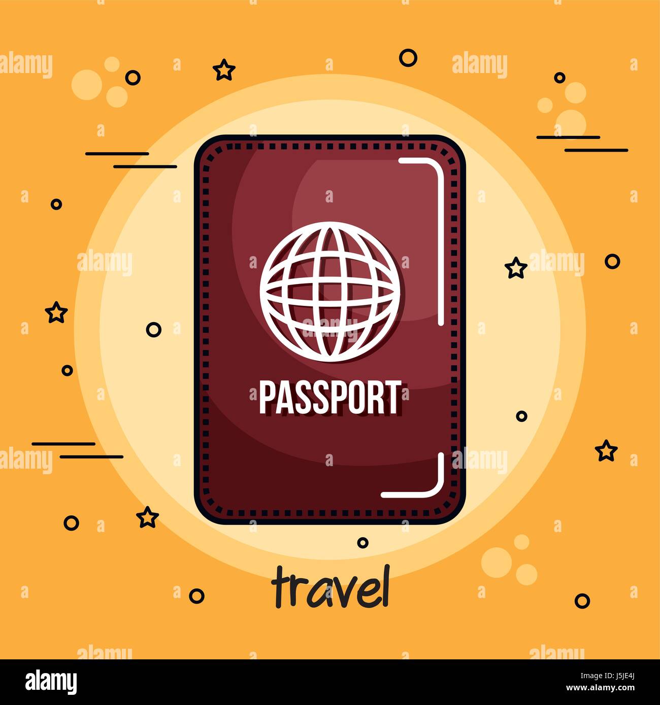 Colorful passport design Stock Vector Image & Art - Alamy