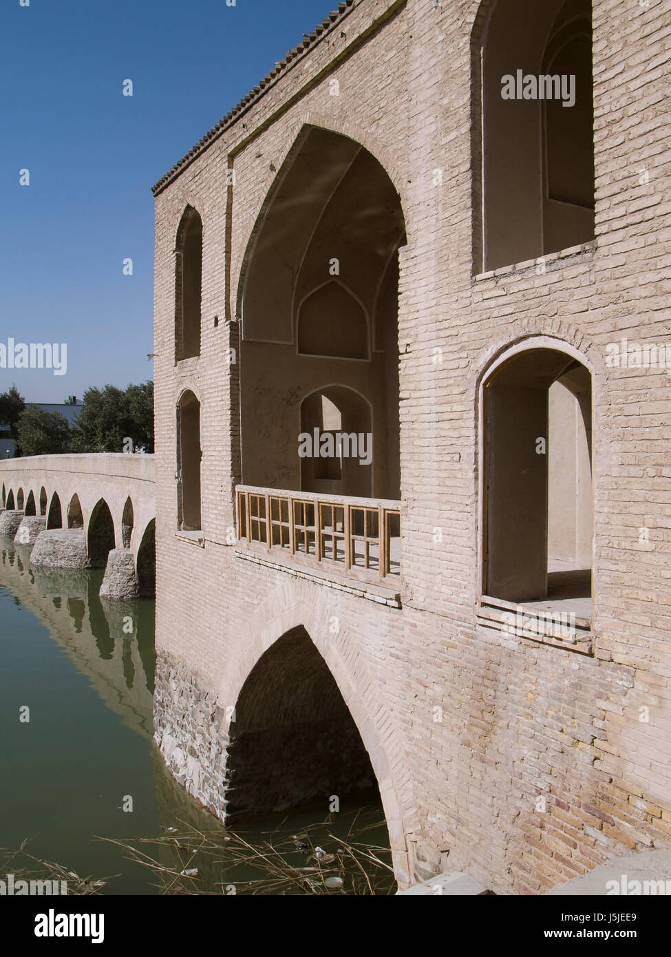 The Shahrestan Bridge is the oldest bridge on the Zayandeh River in ...