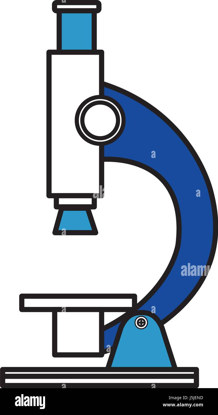 microscope laboratory isolated icon Stock Vector Image & Art - Alamy