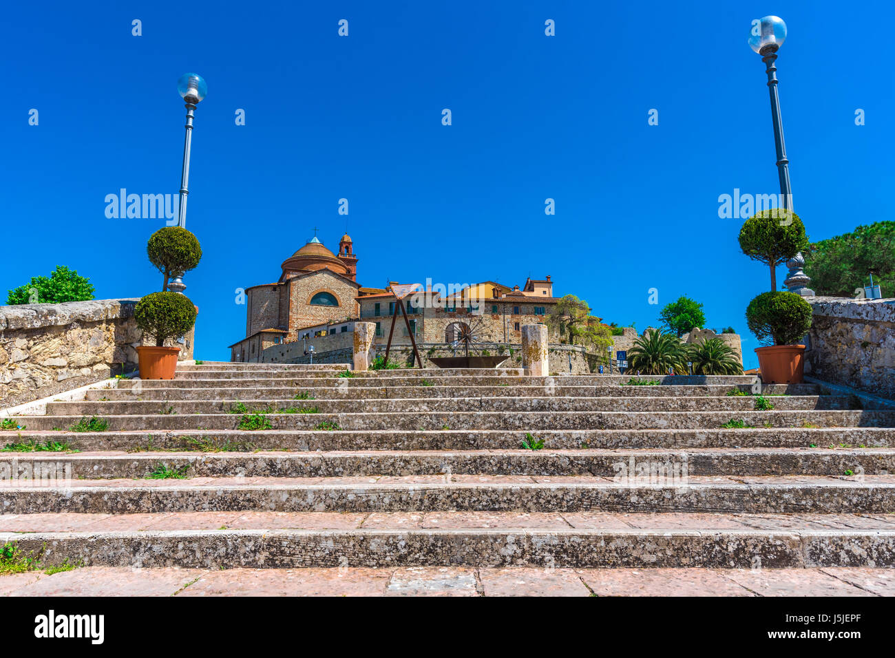 Castiglione Del Lago, Italy - A medieval town with a big castle in ...